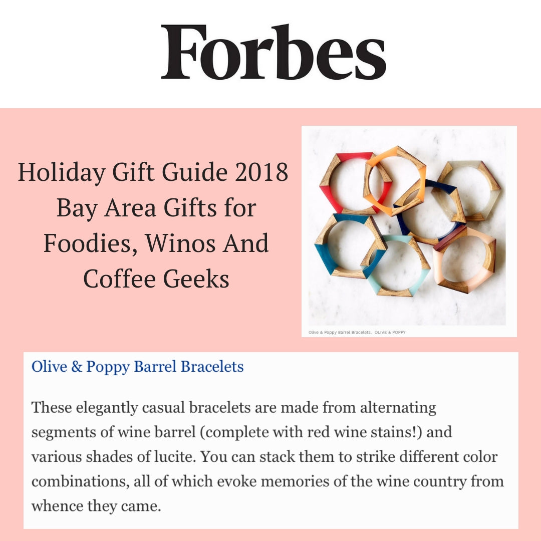 Forbes Gift Guide – Olive and Poppy