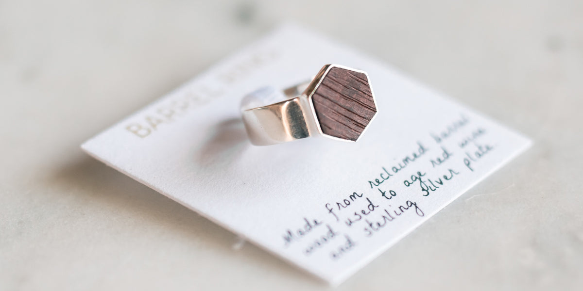 Barrel Ring - Silver – Olive and Poppy