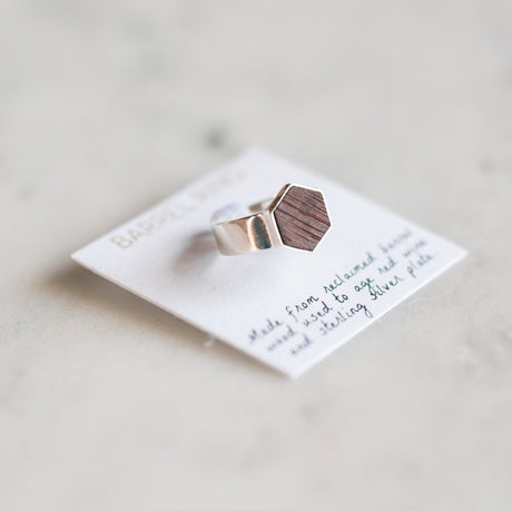 Barrel Ring - Silver – Olive and Poppy