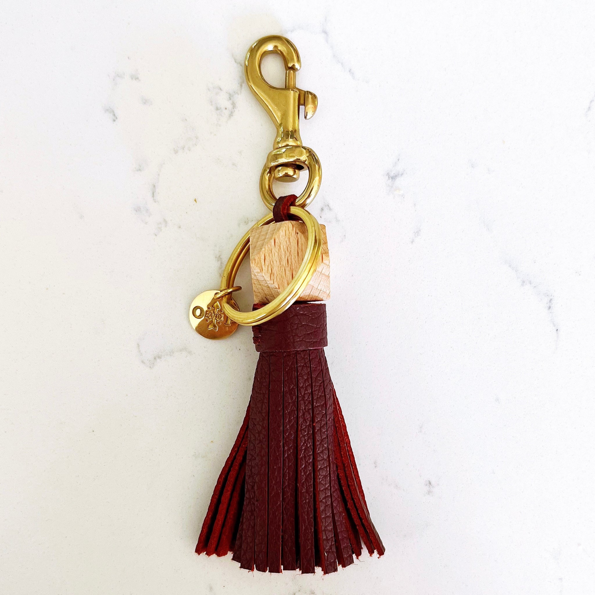 Wine Barrel Tassel Keychains – Olive and Poppy