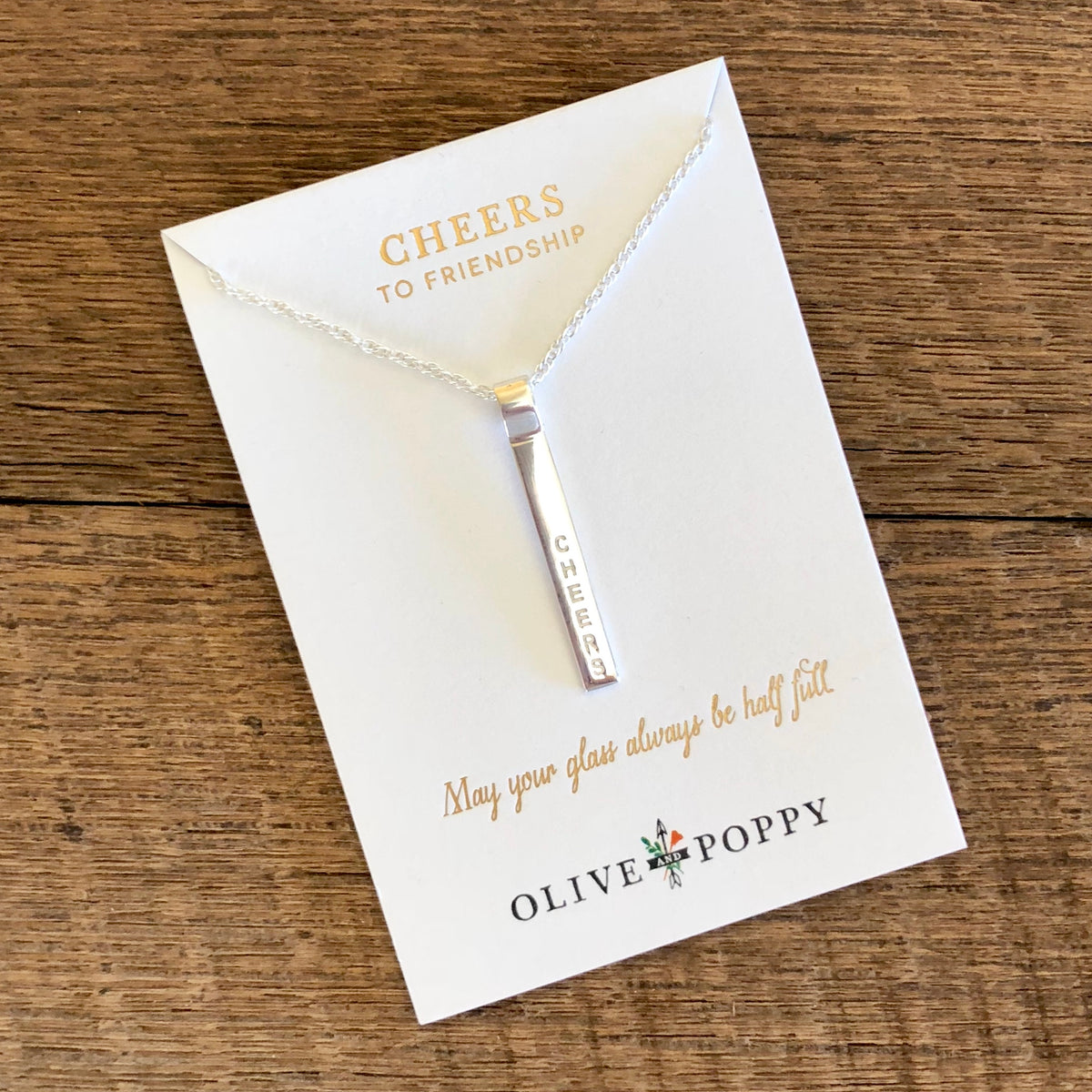 Cheers Necklace - Friendship – Olive and Poppy